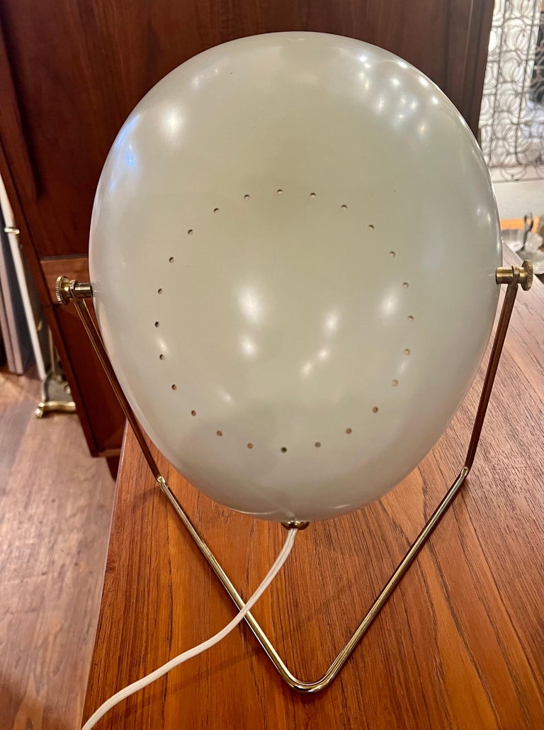 Mid-Century Modern Gerald Thurston Cricket Lamp with Diffuser for ...