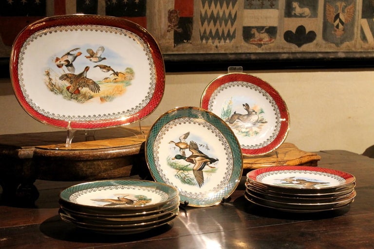 Mid-Century Modern German Bavaria Dishes and Tray Chinaware Porcelain ...