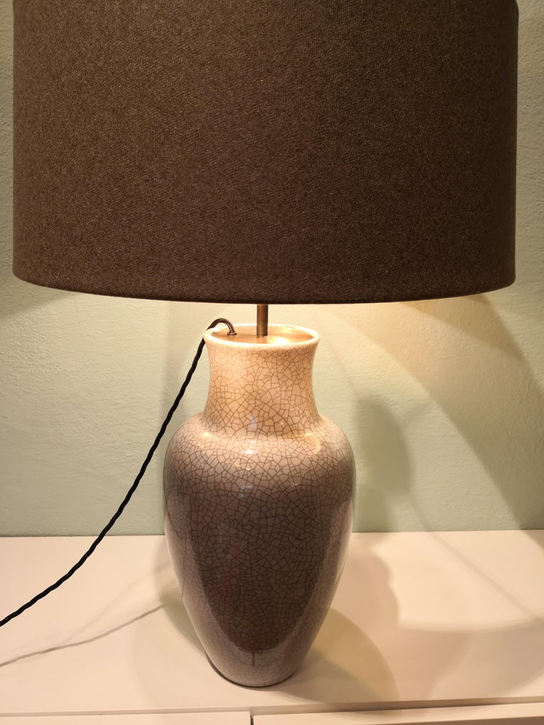 Mid-Century Modern German Ceramic Table Lamp Majolica Manufactury ...