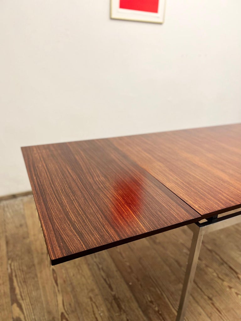 Mid-Century Modern German Extendable Dining Table in Rosewood with ...