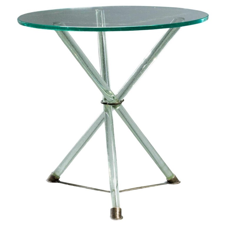 Mid-Century Modern Glass Round Table by Seguso, Italy For Sale at 1stDibs
