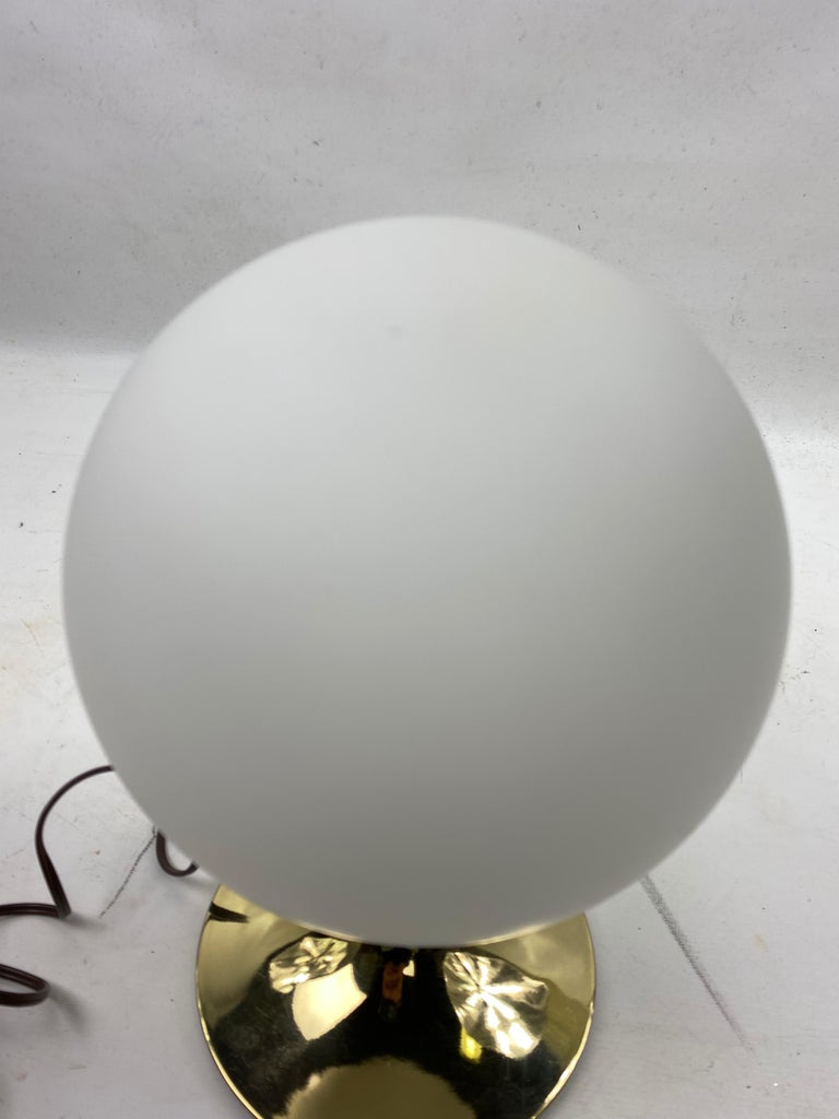 Mid-Century Modern Gold Base Table Lamp by Bill Curry For Sale at 1stDibs