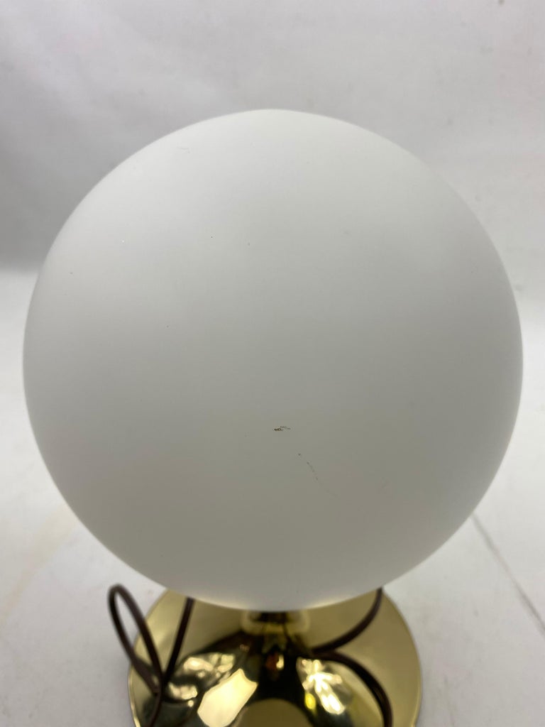 Mid-Century Modern Gold Base Table Lamp by Bill Curry For Sale at 1stDibs