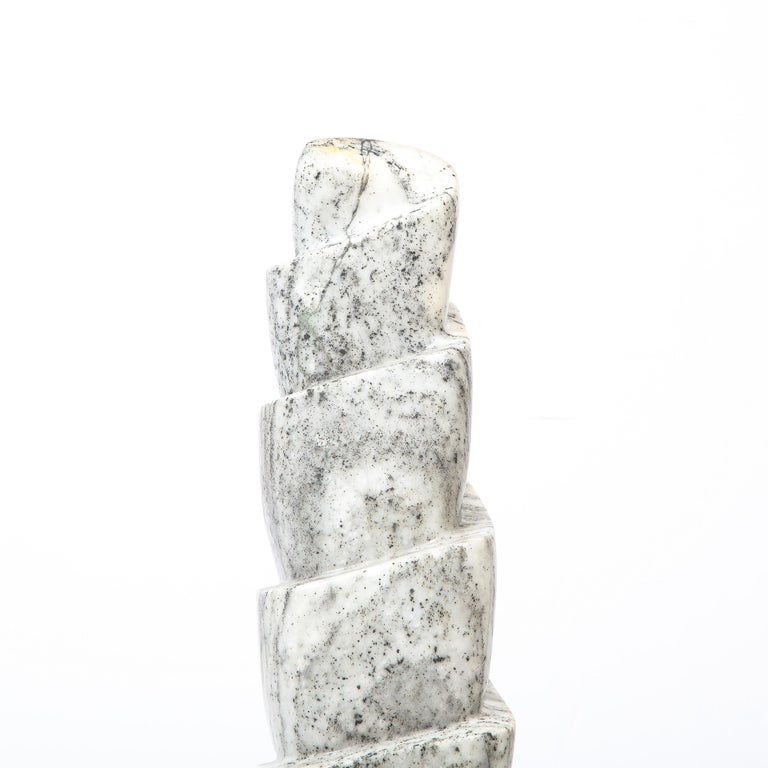 Mid-Century Modern Hand Carved Grisaille Granite Sculpture For Sale at ...