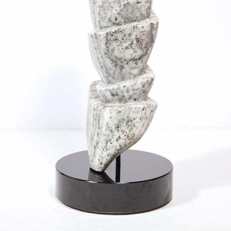 Mid-Century Modern Hand Carved Grisaille Granite Sculpture For Sale at ...