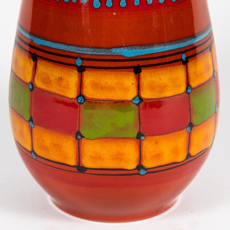 Mid-Century Modern Hand Decorated Santi Signed Vase from Italy For Sale ...