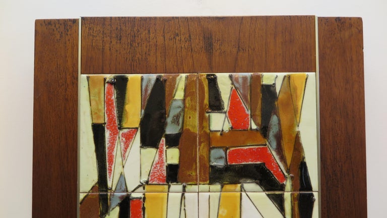 Mid-Century Modern Harris Strong Tile Wall Art Panel at 1stDibs ...