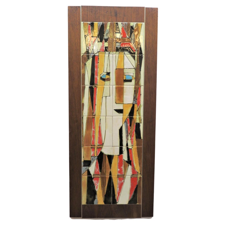 Mid-Century Modern Harris Strong Tile Wall Art Panel at 1stDibs ...