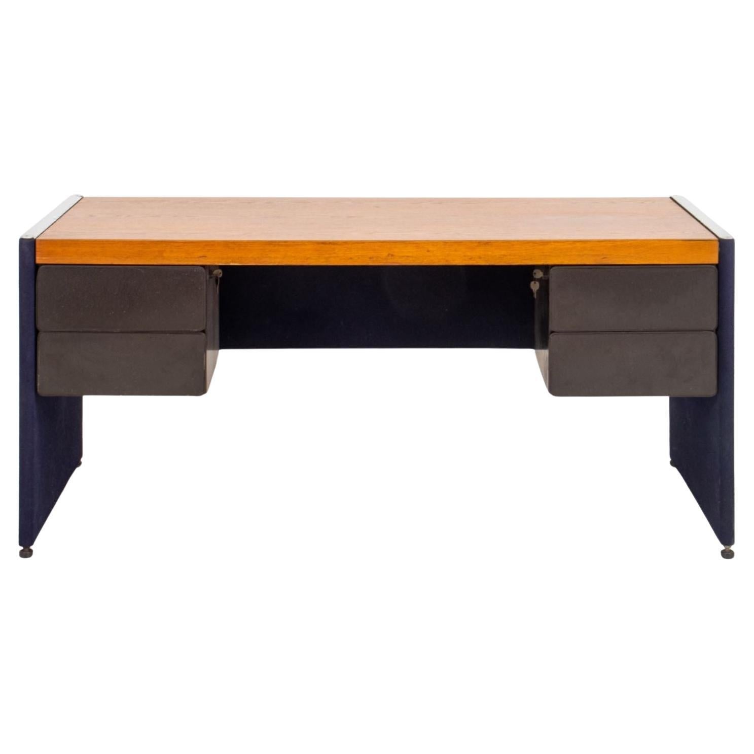 Restored Mid-Century Modern Zebrawood Desk by Peter Protzman for Herman ...