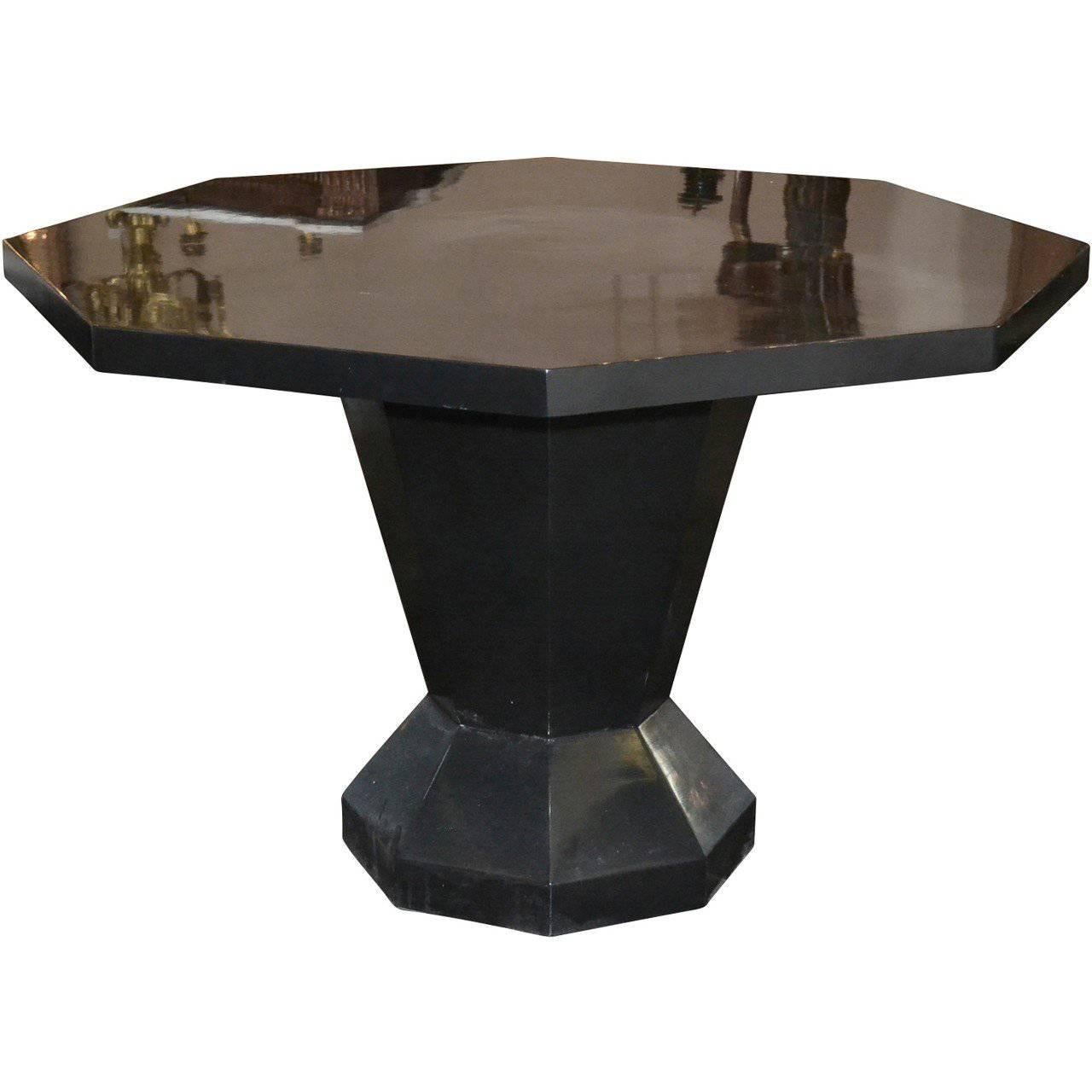 Mid-Century Modern Hexagonal Table at 1stDibs