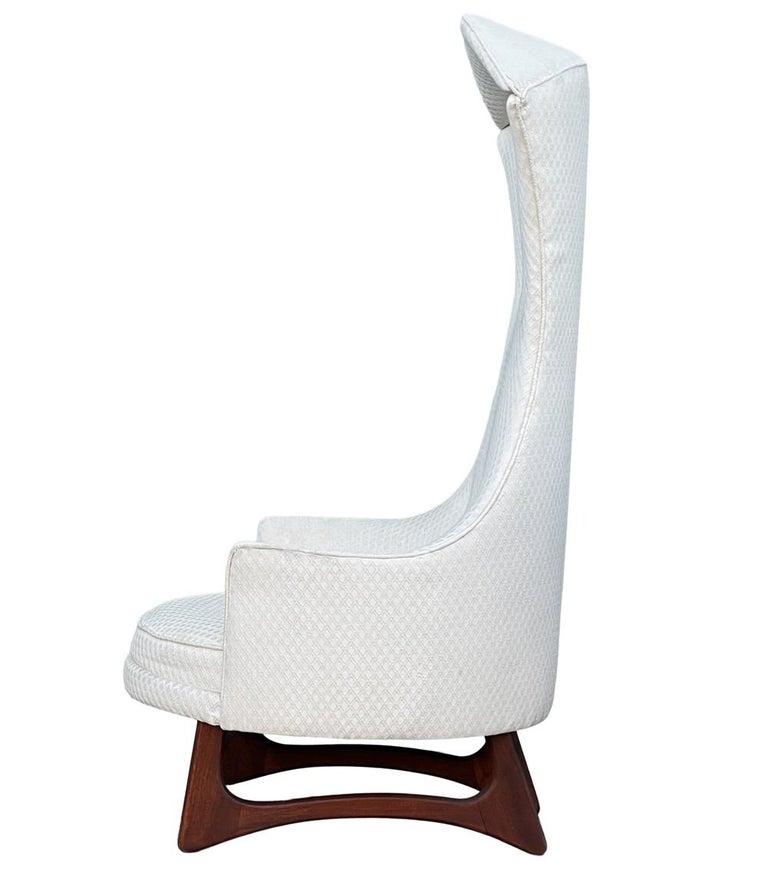 Mid-Century Modern High Back King Canopy Lounge Chair by Adrian ...