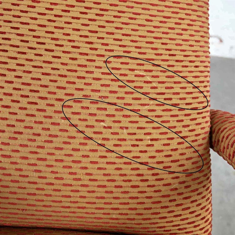 Mid-Century Modern High Back Rocker Rocking Chair For Sale at 1stDibs