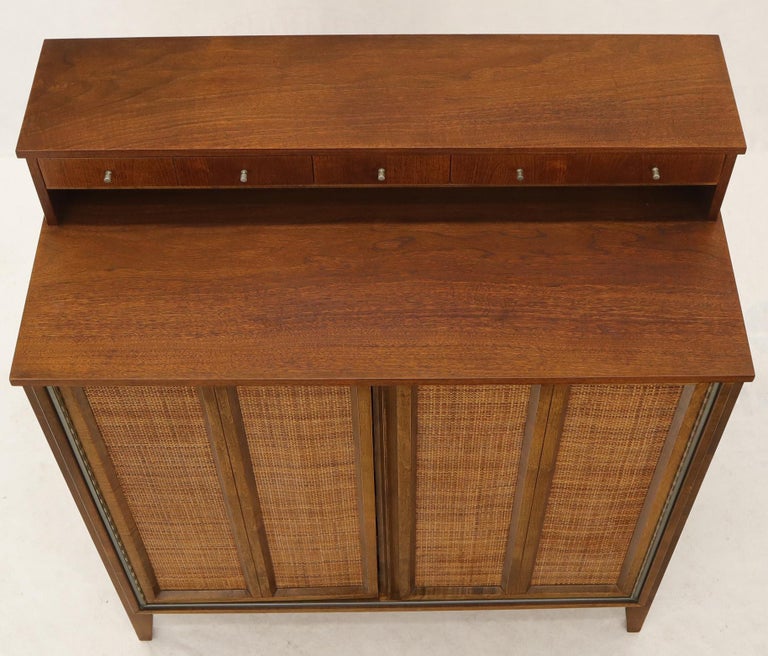 Mid-Century Modern High Chest Dresser with Separate Jewelry Compartment ...