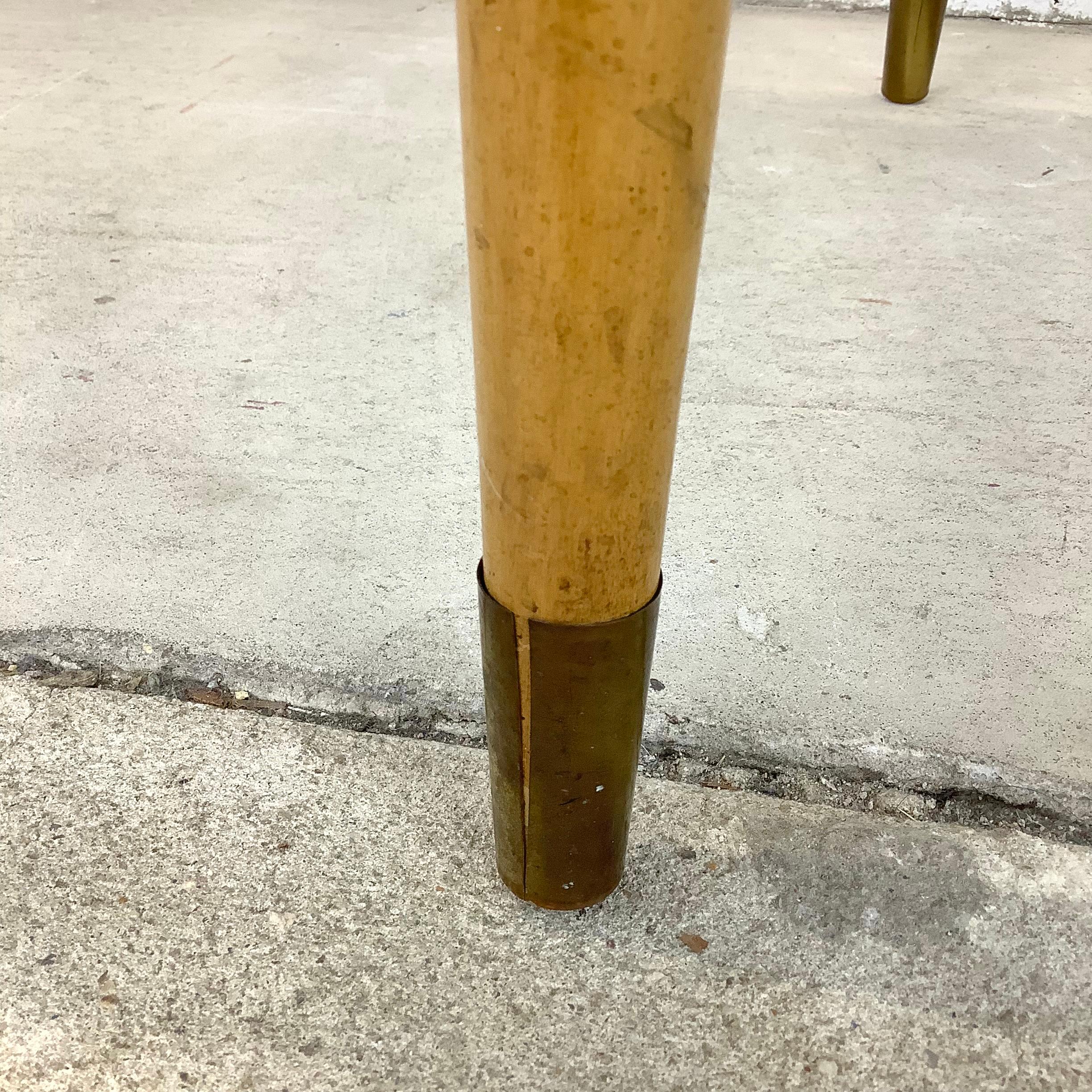 Mid-Century Modern Highback Burl Dining Chairs by J.L. Metz- Set of Six ...