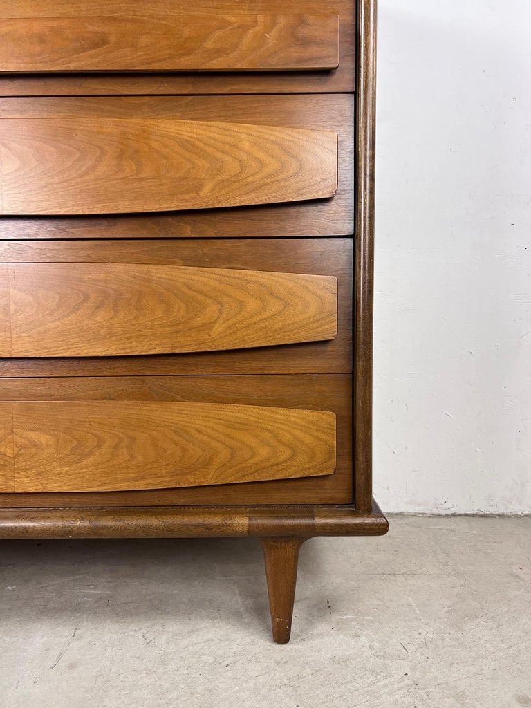 Mid-Century Modern Highboy Dresser by American of Martinsville For Sale ...