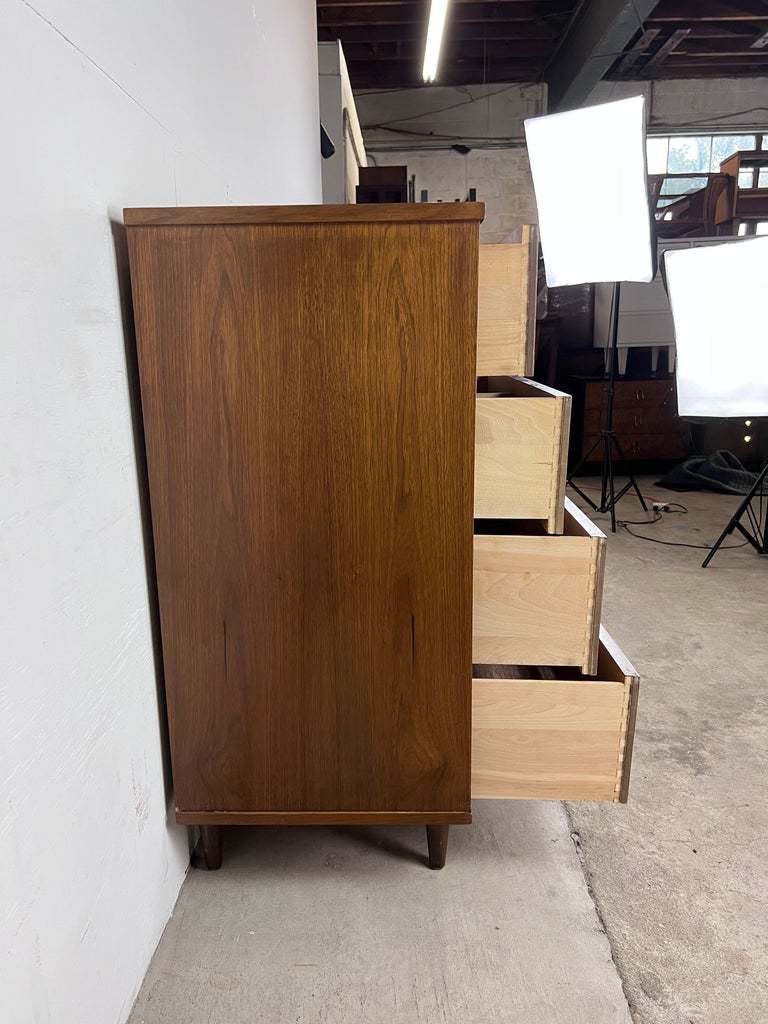 Mid-Century Modern Highboy Dresser by Krug Furniture For Sale at 1stDibs