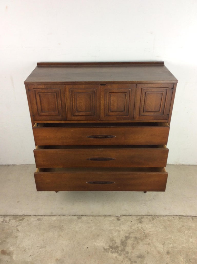 Mid-Century Modern Highboy Dresser from Sculptra by Broyhill For Sale ...