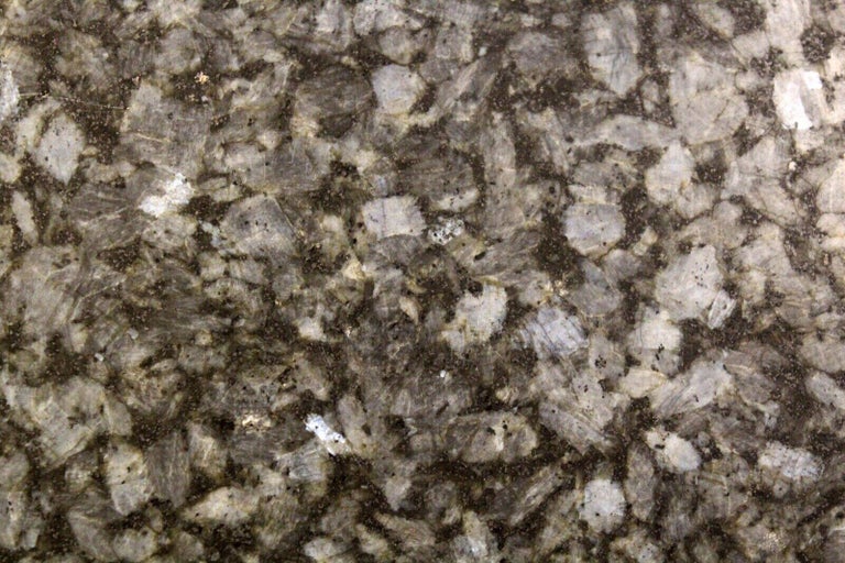 Mid-Century Modern Honed Granite Floating Coffee Table on Brushed Brass ...