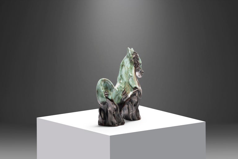 Mid-Century Modern Horse Sculpture / Figurine, c. 1970's For Sale at ...