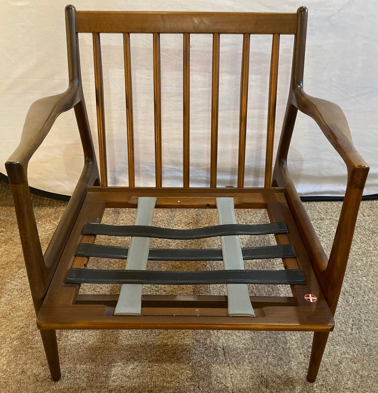 Mid-Century Modern Ib Kofod Larson Selig Arm Lounge Chairs, Pair ...