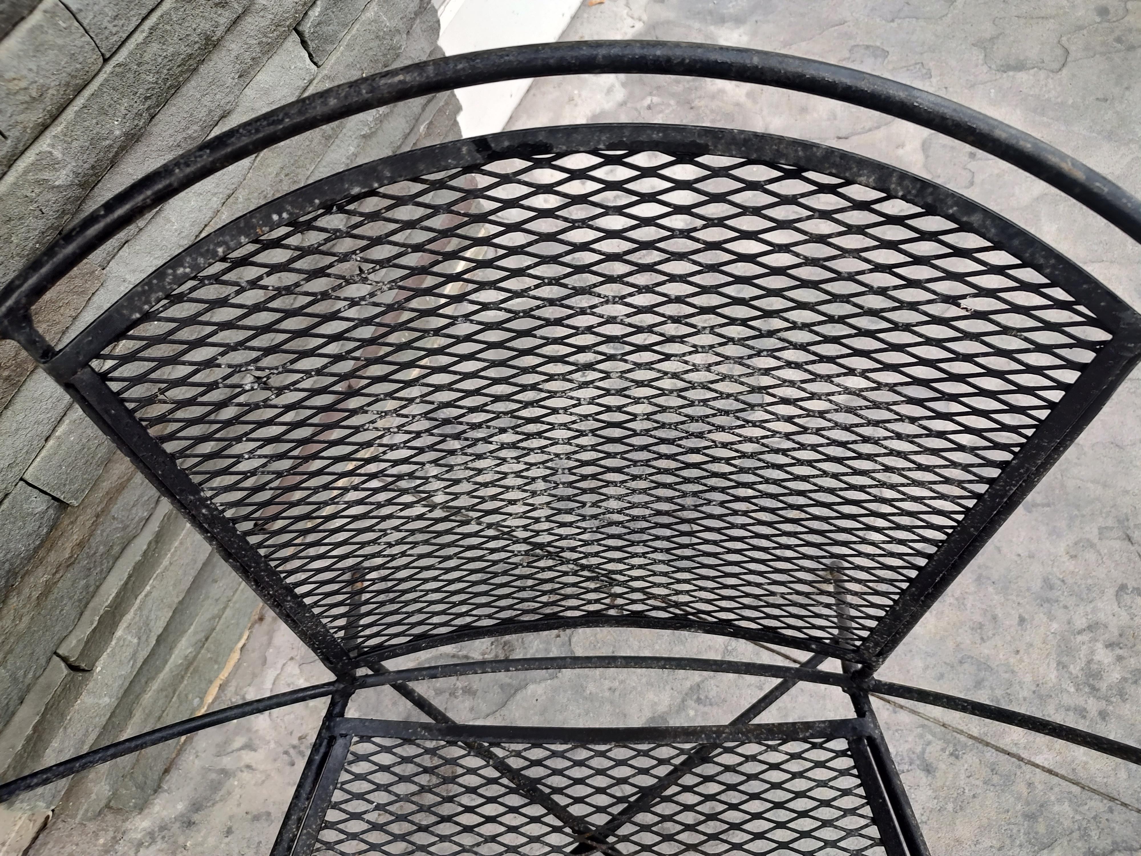 Mid-Century Modern Iron Hoop Lounge Chair by Maurizio Tempestini for ...