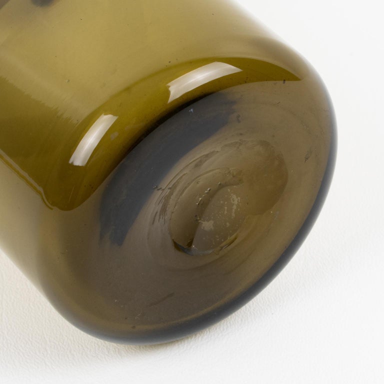 Mid-Century-Modern Italian Blown Glass Barware Cocktail Martini Pitcher ...