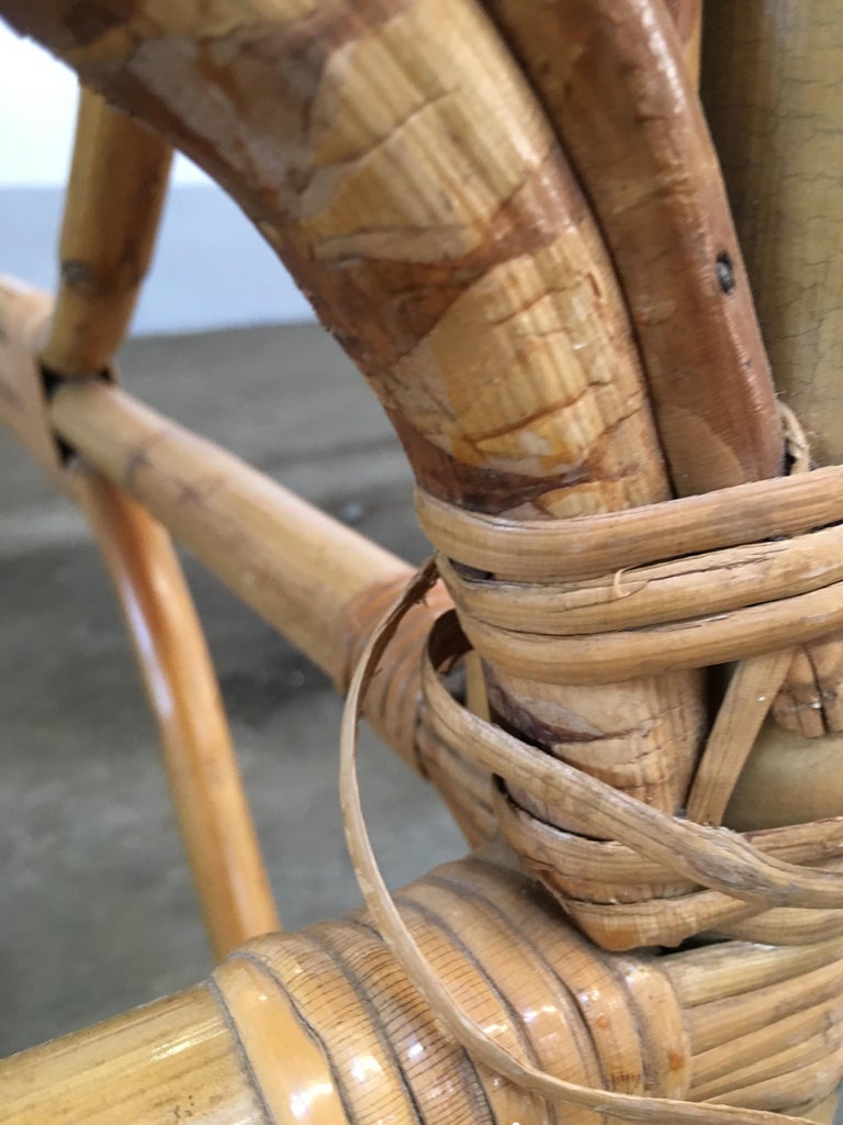 Mid-Century Modern Italian Bonacina Bamboo Bed Frame, 1970s For Sale at ...