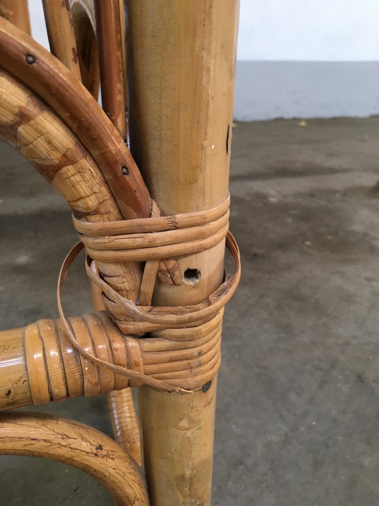 Mid-Century Modern Italian Bonacina Bamboo Bed Frame, 1970s For Sale at ...