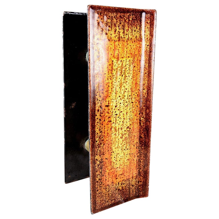 Mid-Century Modern Italian Glass Door Handles Enamel Art Studio Del ...