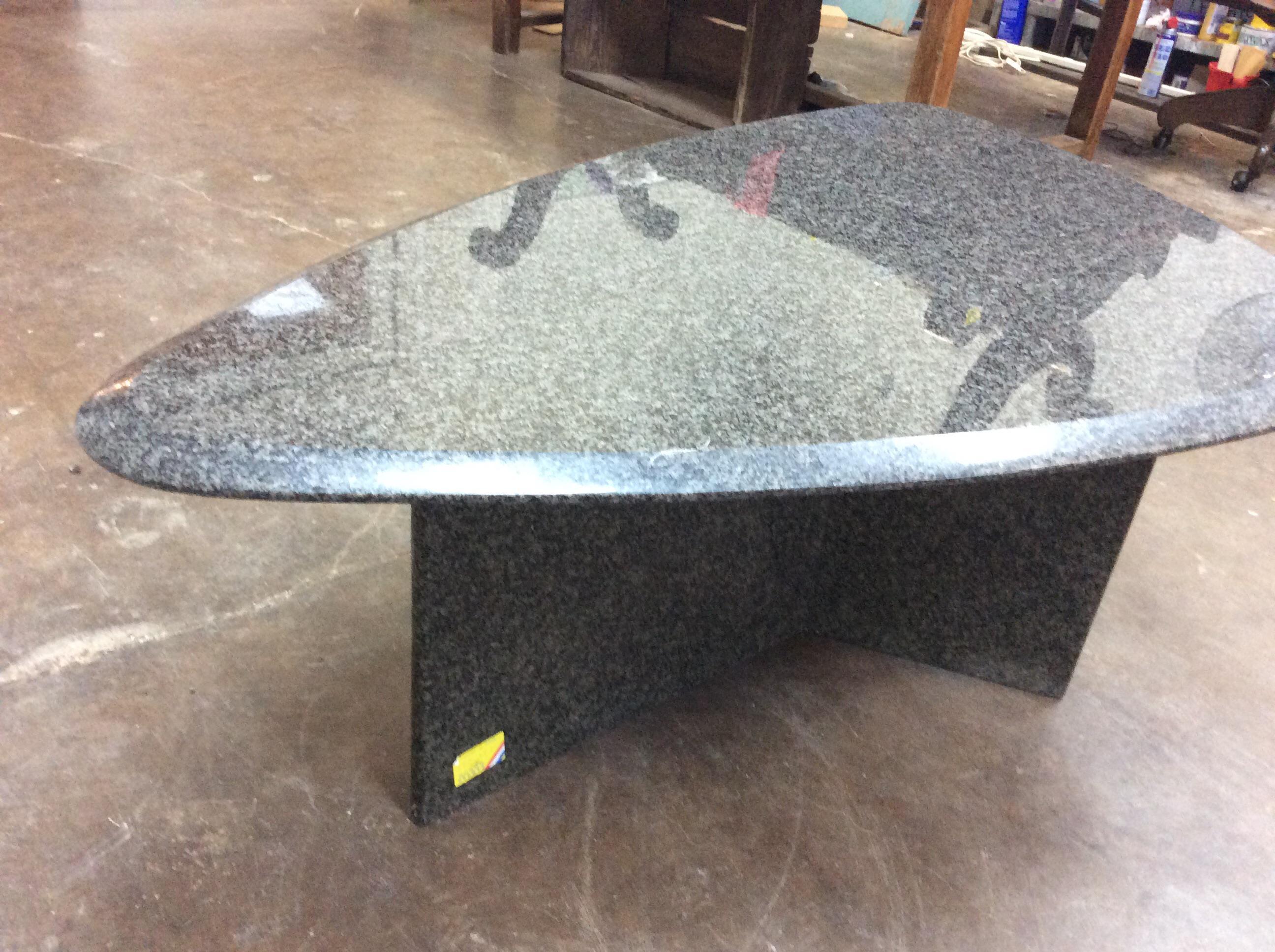 Mid-Century Modern Italian Granite Coffee Table For Sale at 1stDibs