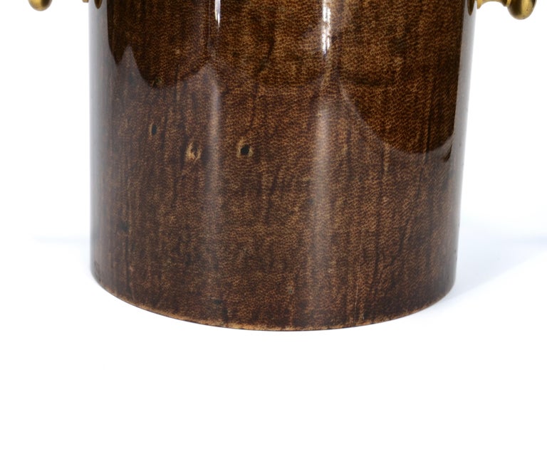 Mid-Century Modern Italian Ice Bucket / Cooler For Sale at 1stDibs