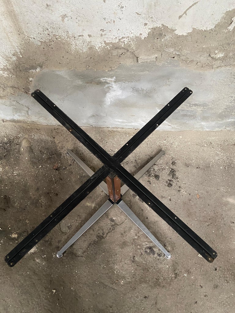 Mid-Century Modern Italian Iron Table Bases with Aluminum Legs 'Big ...