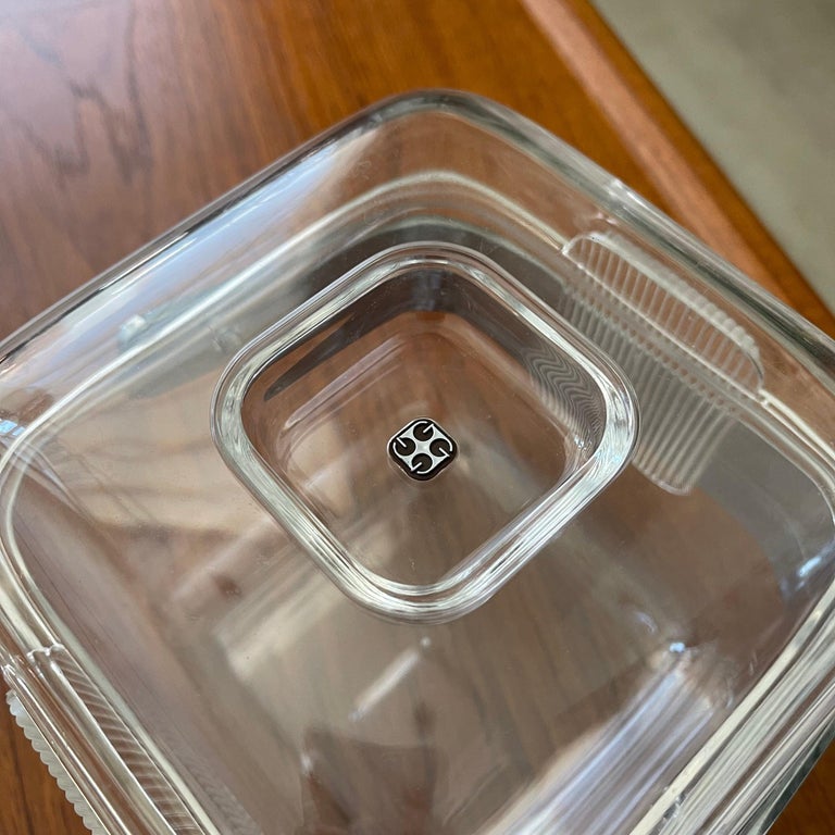 Mid-Century Modern Italian Lucite Ice Bucket by Guzzini For Sale at 1stDibs
