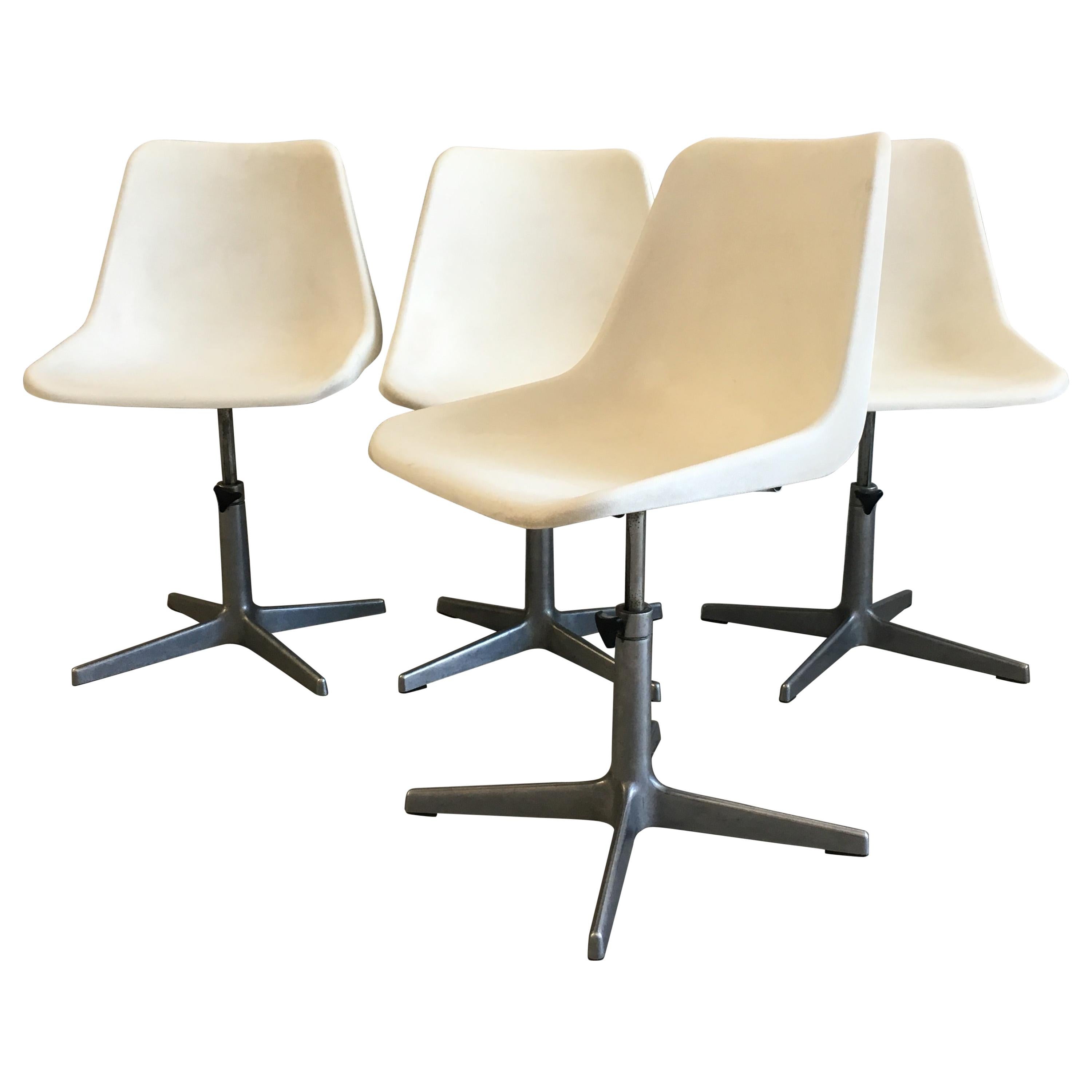 Set of 6 Mid-Century Modern Solid Mahogany Dining Chairs, 1960s at 1stDibs