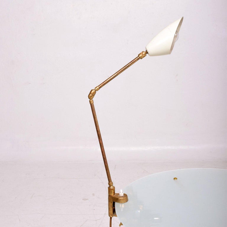 Mid-Century Modern Italian Table Clamp Lamp at 1stDibs