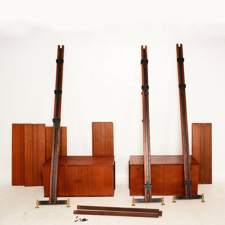 Mid-Century Modern Italian Wall Unit at 1stDibs