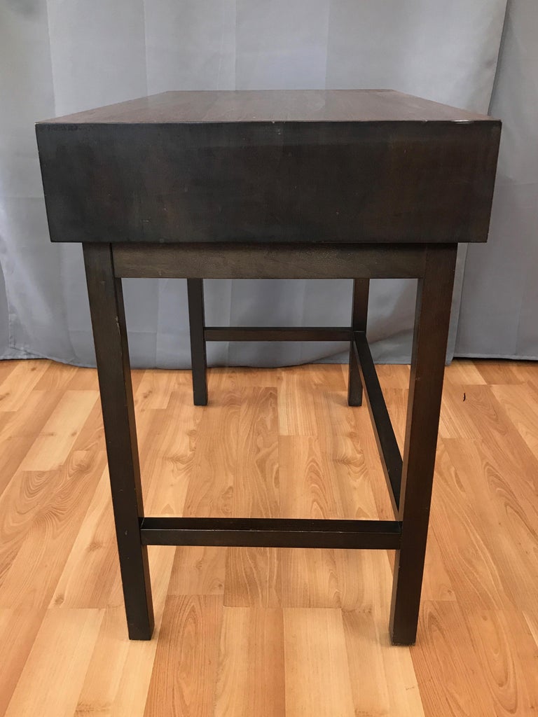 Mid-Century Modern Japanese Elm Vanity or Desk at 1stDibs