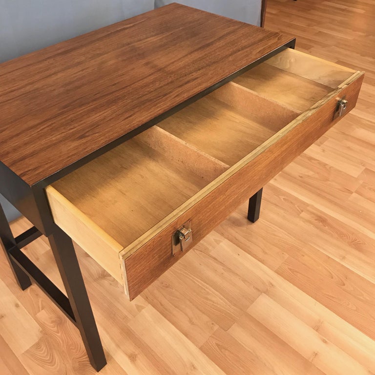 Mid-Century Modern Japanese Elm Vanity or Desk at 1stDibs