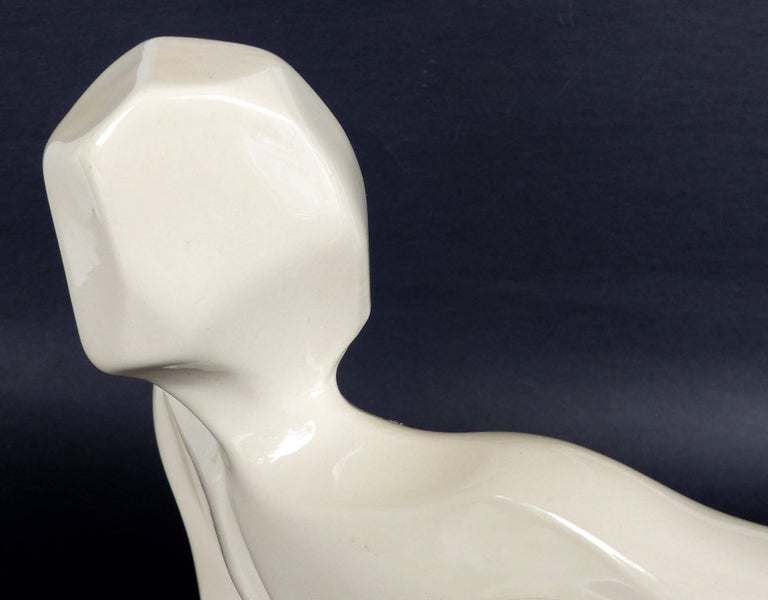 Mid-Century Modern Jaru Modernist Ceramic Reclining Figure, Dated 1976 ...
