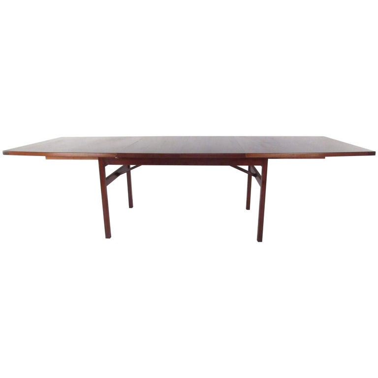 Mid-Century Modern Jens Risom Dining Table For Sale at 1stDibs