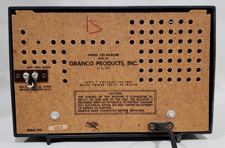 Mid-Century Modern Jetson's Style Granco Radio at 1stDibs