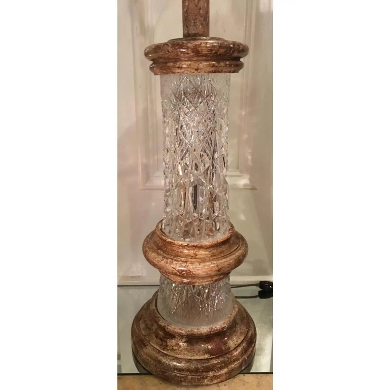 Mid-Century Modern Josef Pravec Modernist Cut Austrian Crystal Table ...