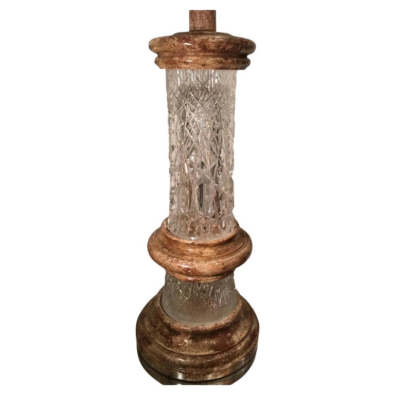 Mid-Century Modern Josef Pravec Modernist Cut Austrian Crystal Table ...