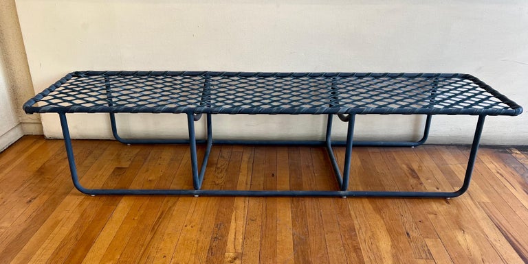 Mid-Century Modern Kantan Rare Bench Designed by Tadao Inouye for Brown ...