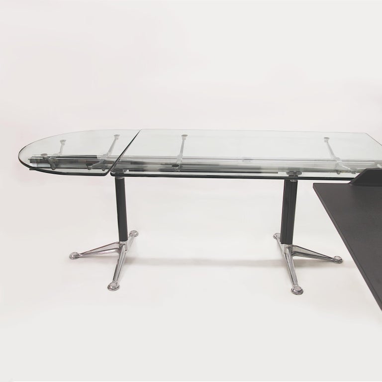 Mid-Century Modern L-Shaped Executive Desk by Bruce Burdick for Herman ...