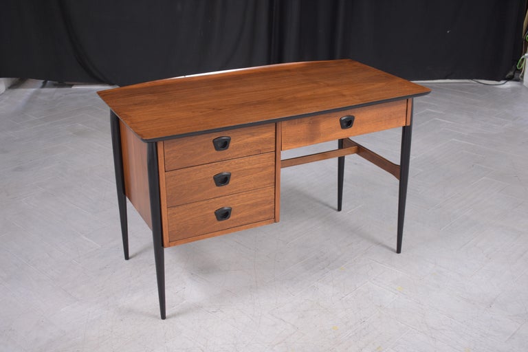 Mid-Century Modern Lacquered Desk at 1stDibs