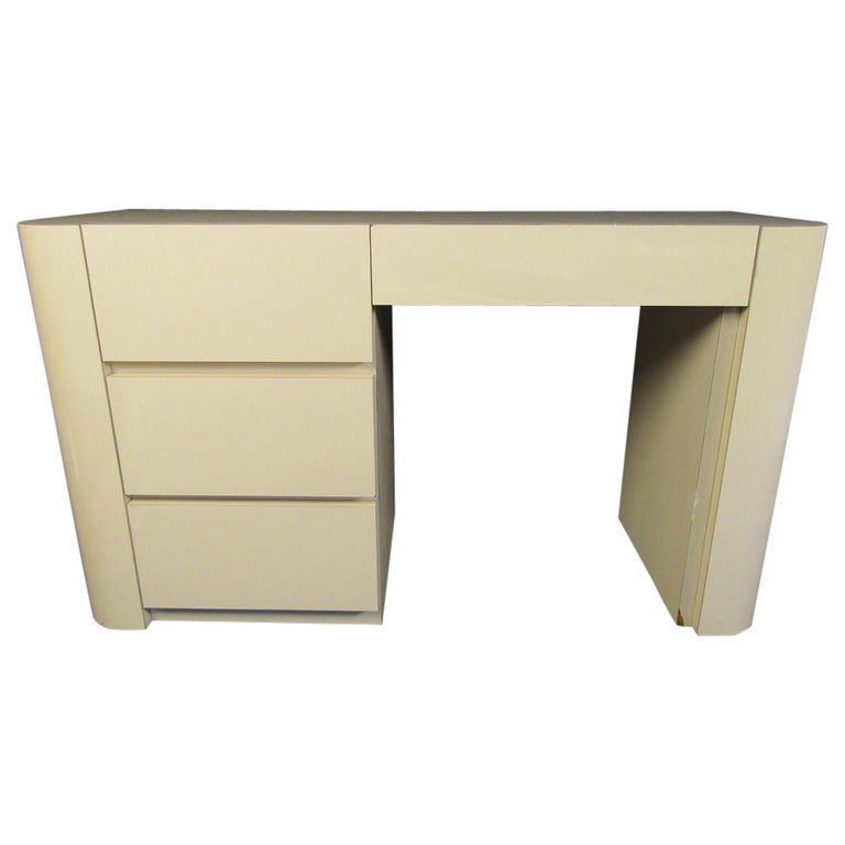 Mid-Century Modern Laminate Writing Desk at 1stDibs