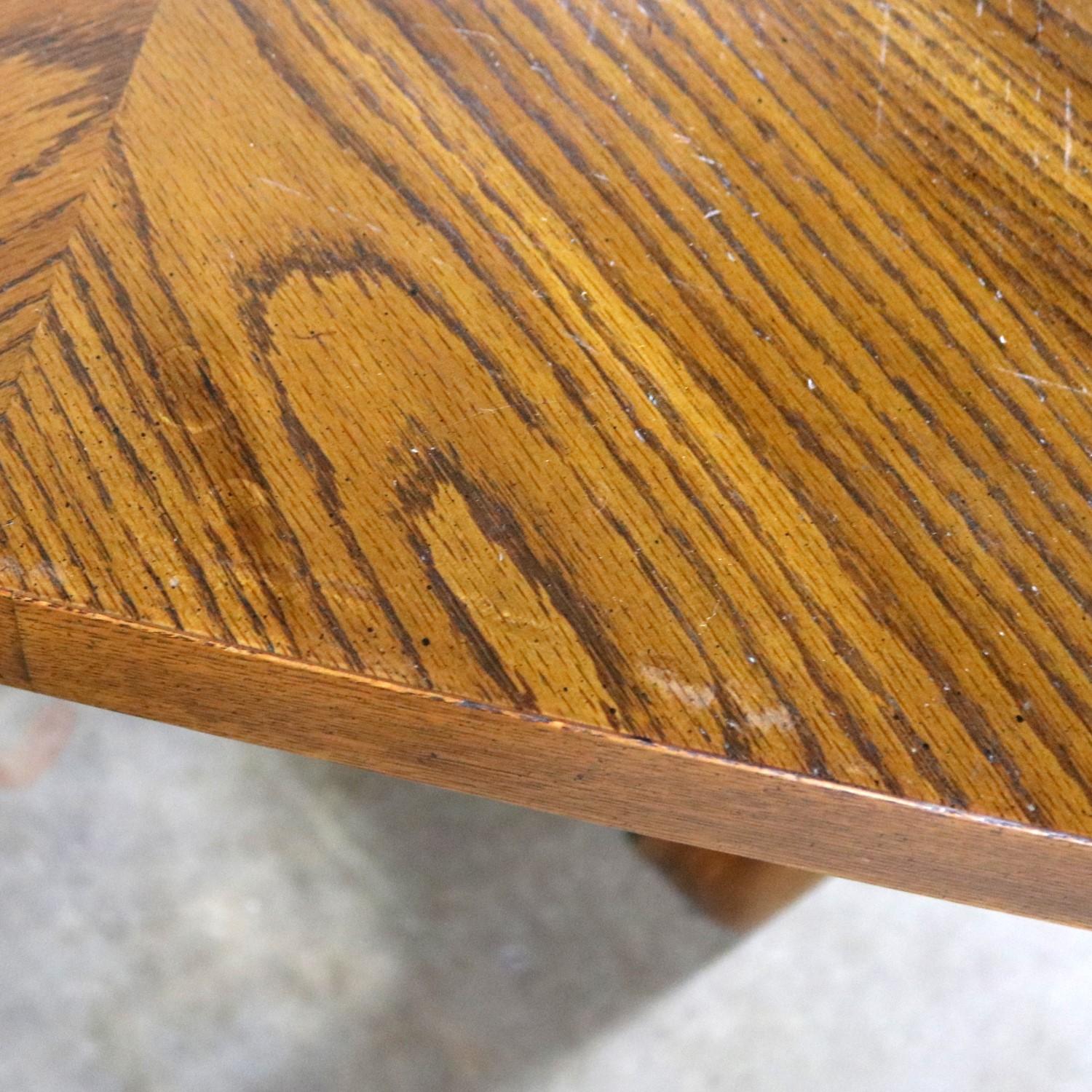 Mid-Century Modern Lane Alta Vista Oak Expanding Dining Table at 1stDibs