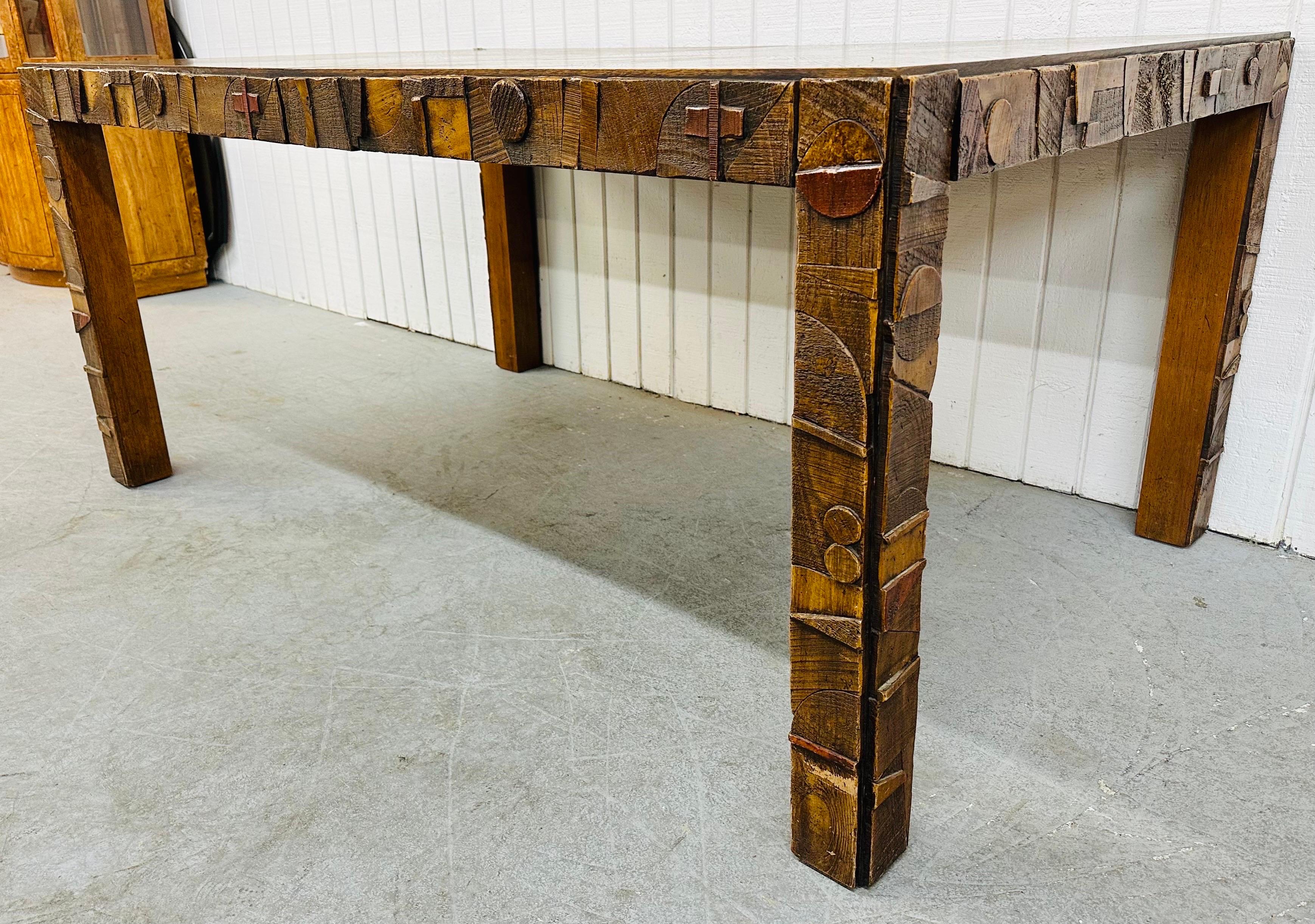 Mid-Century Modern Lane Pueblo Brutalist Style Dining Table For Sale at ...