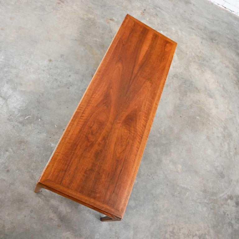 Mid-Century Modern Lane Rhythm Collection Long Narrow Rectangular ...